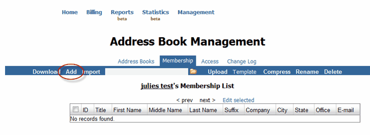 Setting Up Address Books